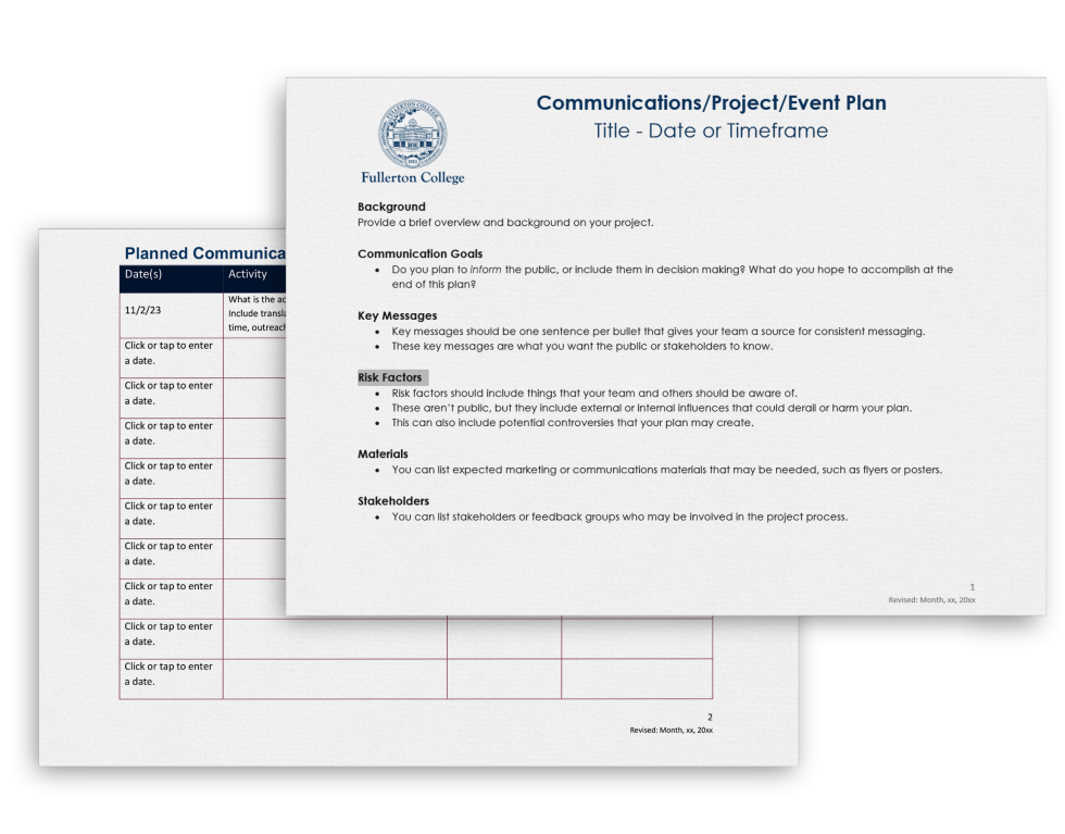 Office of Campus Communications - Fullerton College